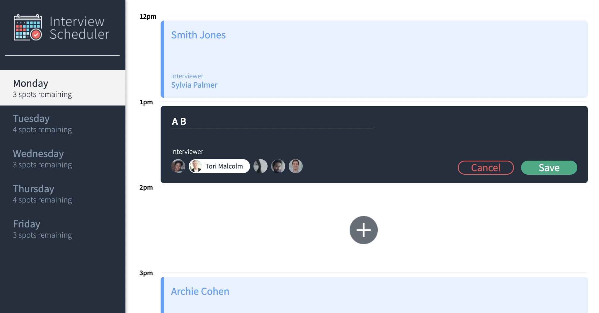GitHub - prashanthk02/scheduler: Built using react, that help students ...
