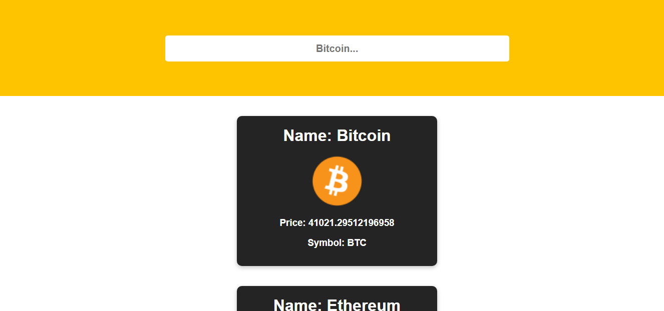 Github Ozlemozerenreact Crypto Price You Can Make Filter To Find Your Crypto Price Easily 5054