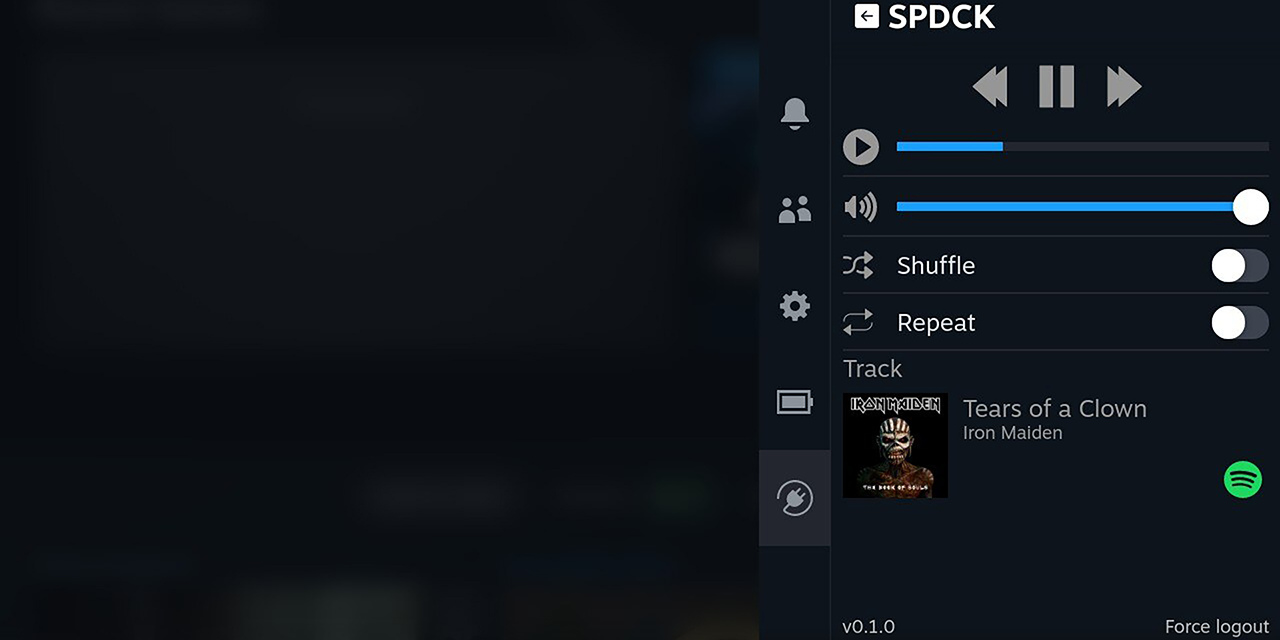 GitHub - Wolvan/spdck: Spotify playback controls for the Steamdeck ...