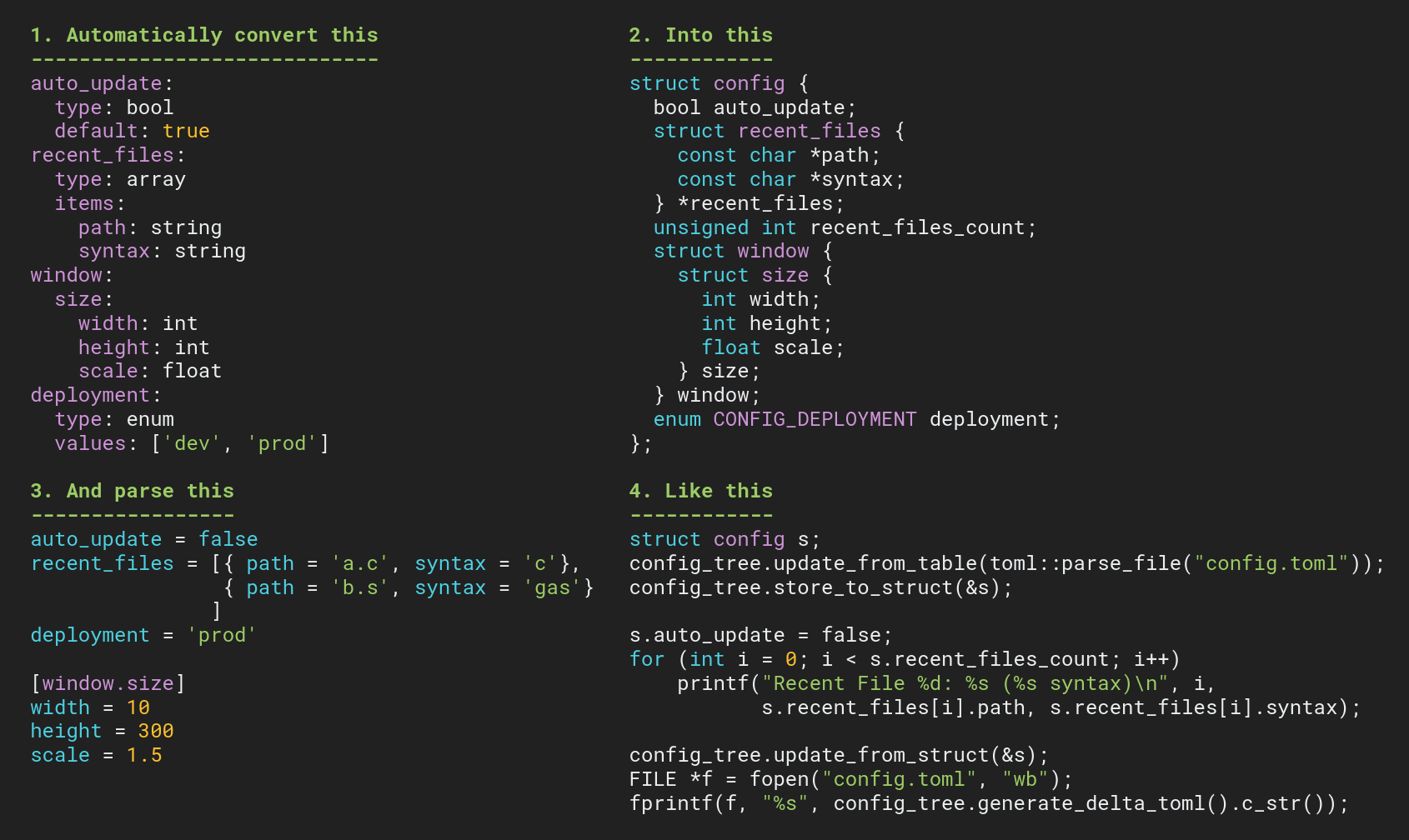 GitHub - mborgerson/genconfig: Automatic runtime configuration ...