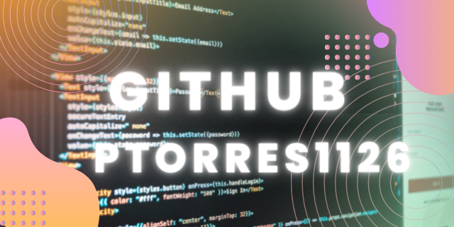 GitHub - ptorres1126/ptorres1126: Config files for my GitHub profile.