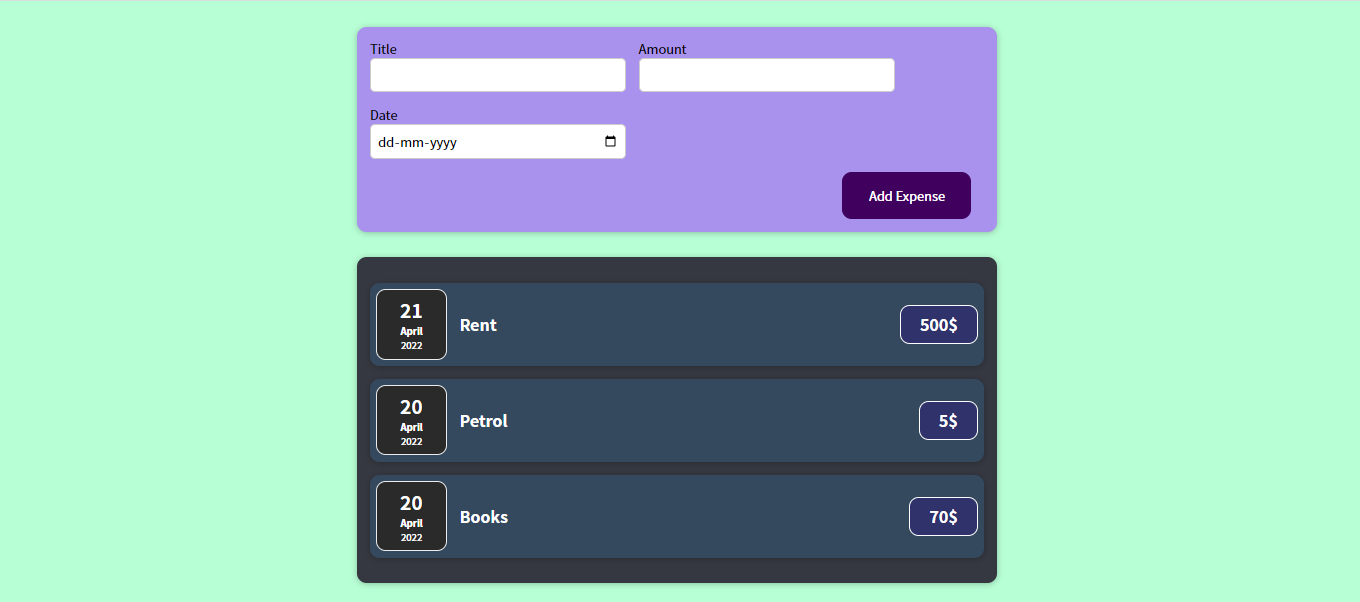 Github Samidh0804reactjs Expensetracker We Can Track Our Expenses In Day To Day Life By 