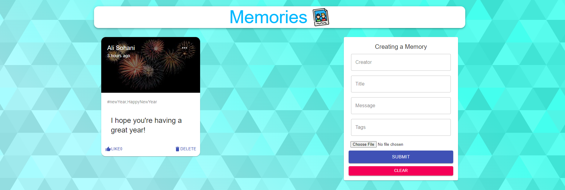 Github Alisohani2082 Memories