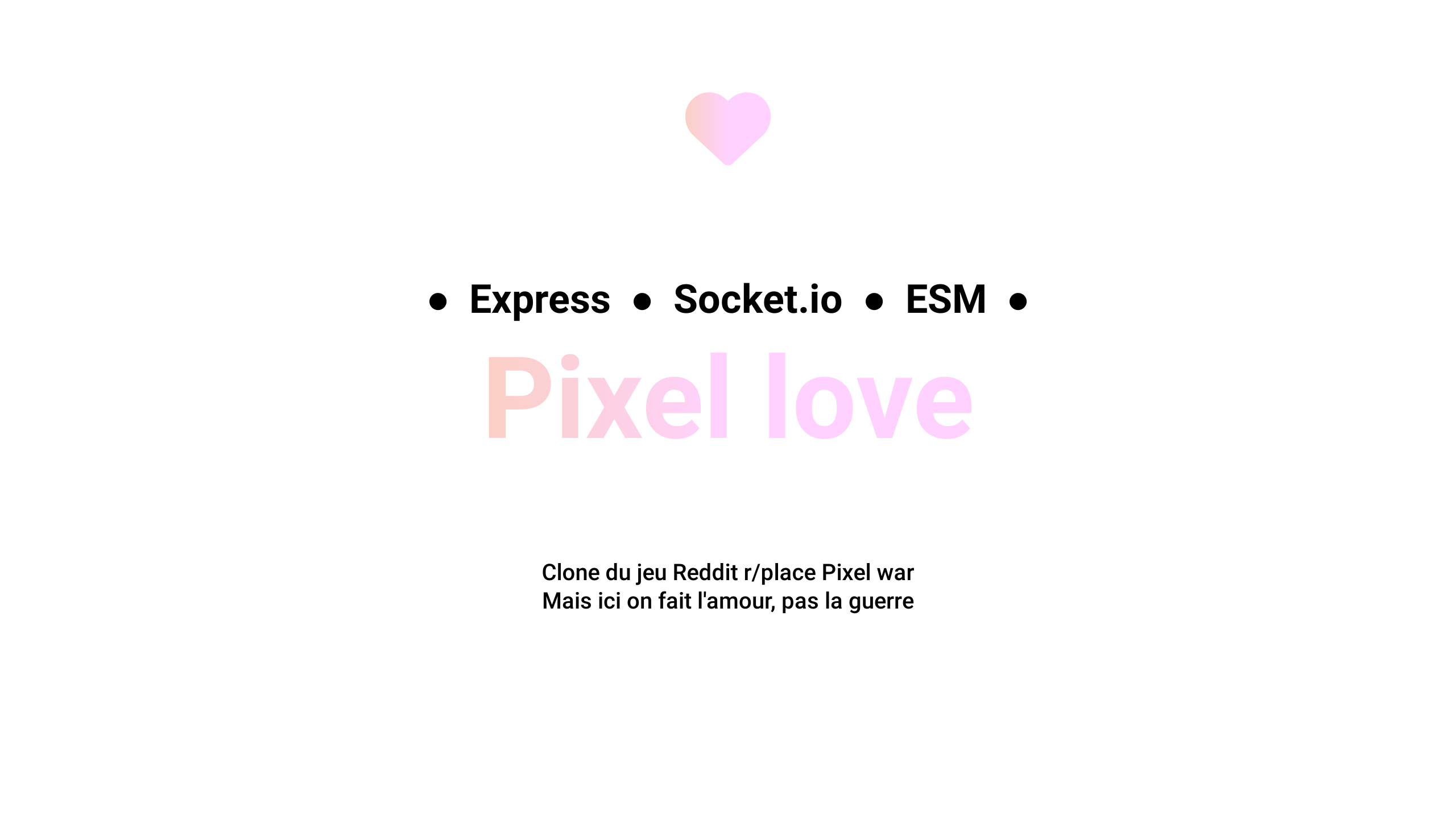 GitHub - codiscovery/pixel_love