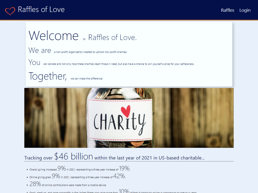 GitHub - bthalpin/Raffles-of-Love: Raffles of love is a charity raffle ...