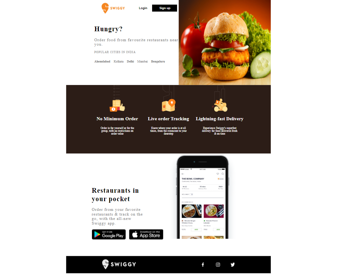 GitHub - yogisapkal98/Swiggy_Webpage: Swiggy webpage with full functionality which includes ...