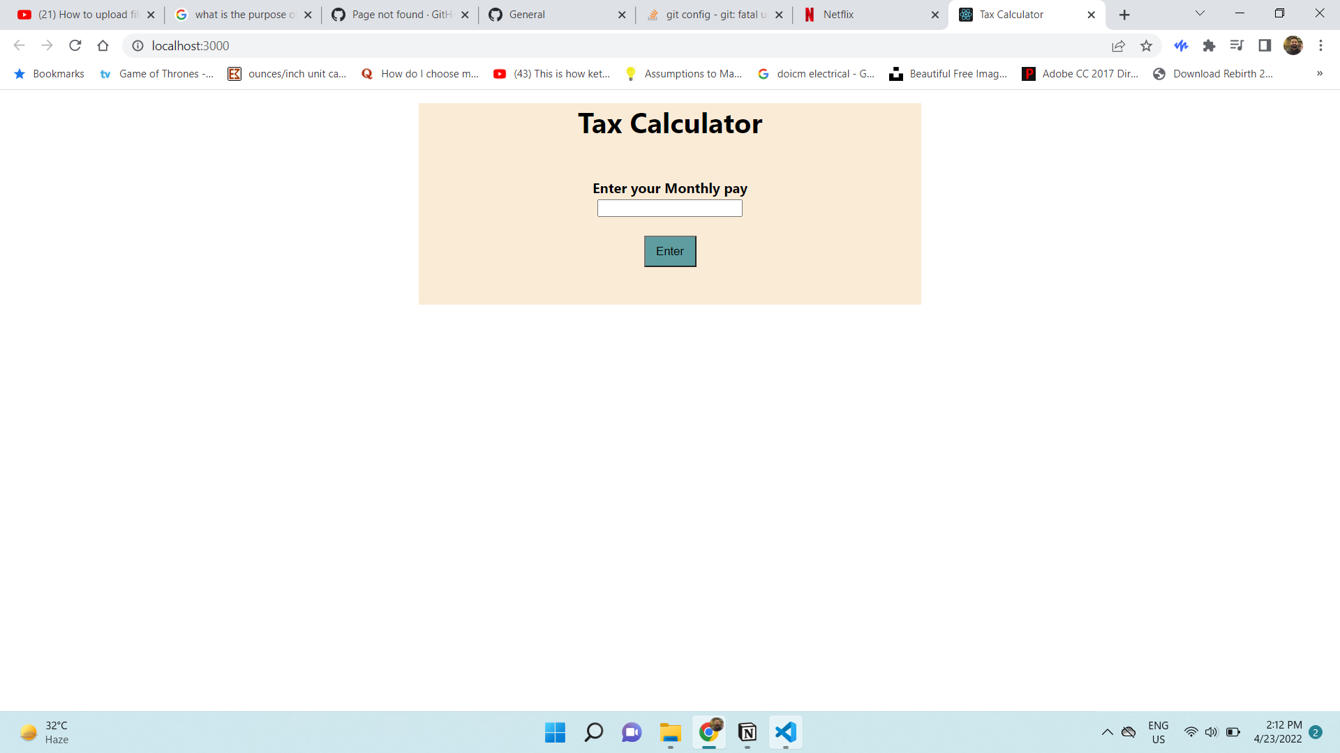 GitHub - OsamaNaeem419/Tax-Calculator: This project will calculate your ...