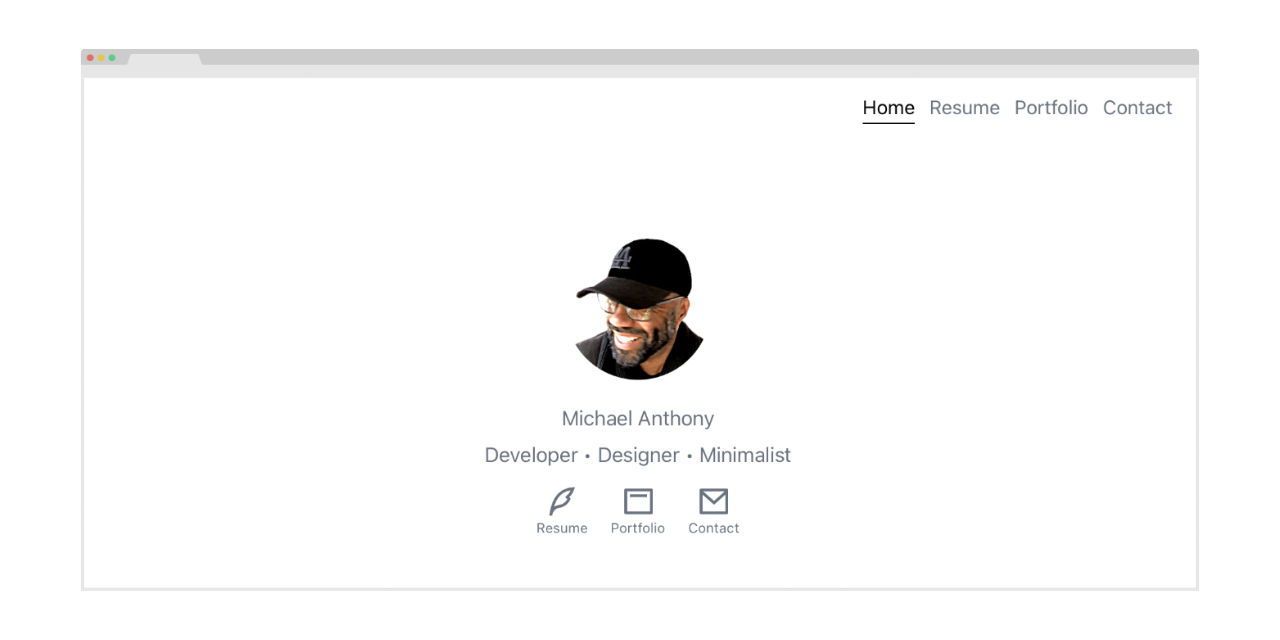 Github Moquettesimple Shell A Minimalistic Cover Page That Makes For A Perfect Portfolio 