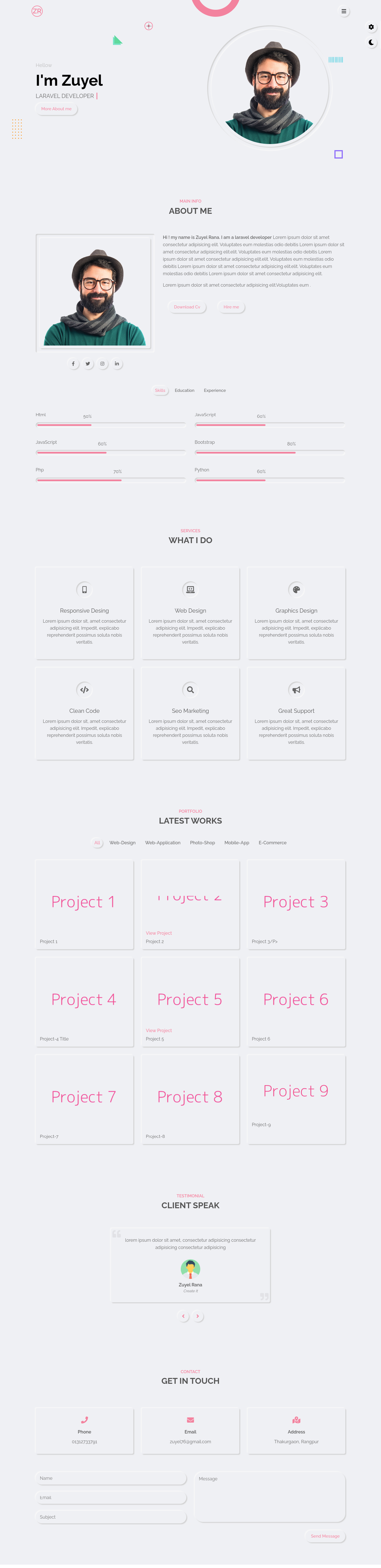 GitHub - imzuyel/portfolio-demo