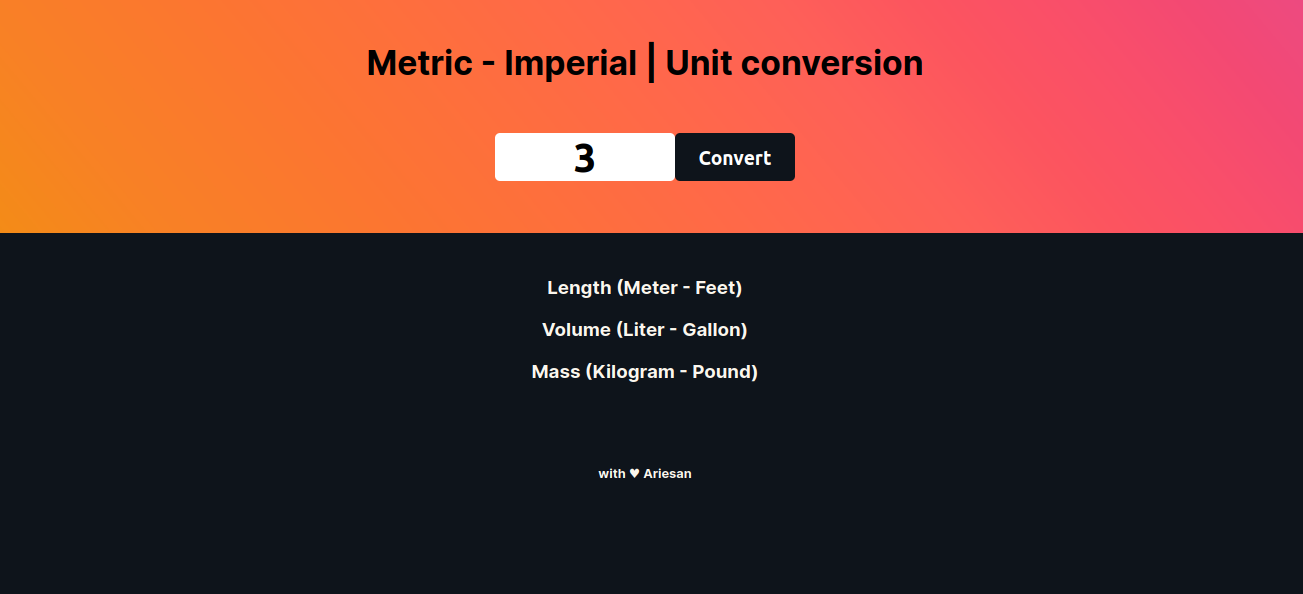 GitHub - Ariesan/conversionAPP