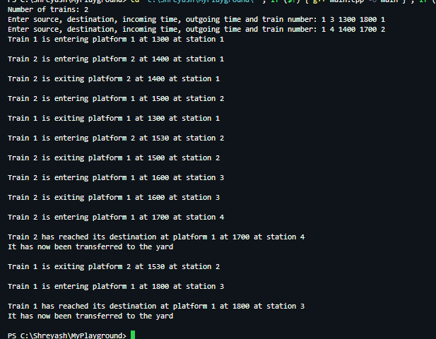 GitHub - letitbesb/TrainManagementSystem: Manages sequential flow of ...