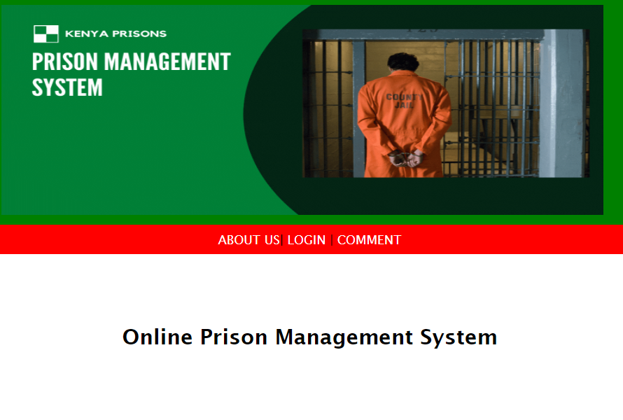 Github Susan56789prison System Online Prison Management System This Project Was Submitted 