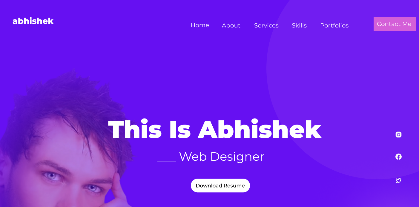 GitHub - abhisheksinha5/portfolio: Personal Portfolio