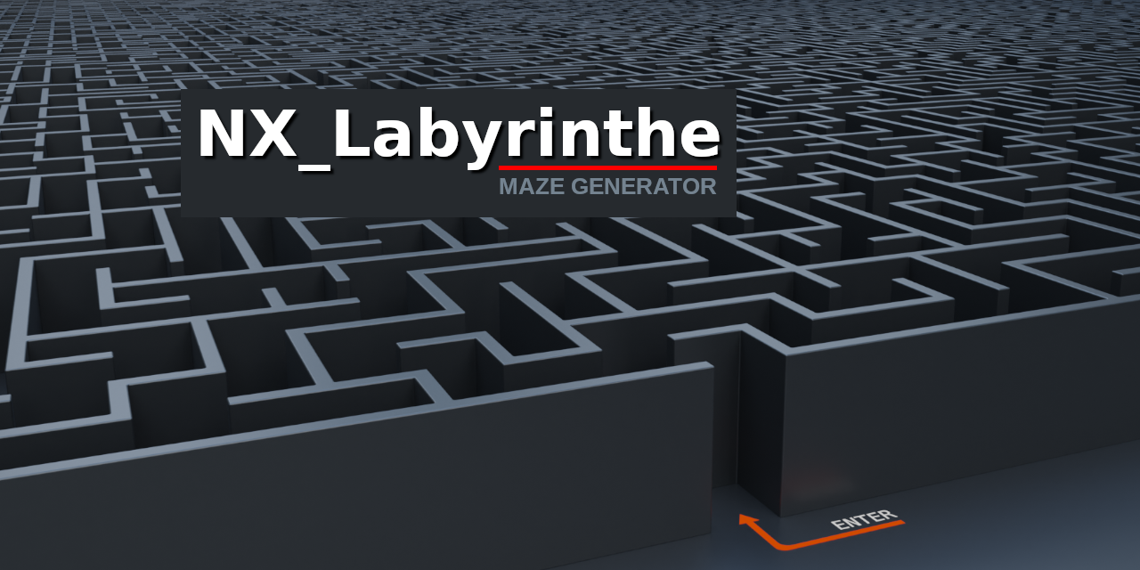 GitHub - Franck-Demongin/NX_Labyrinthe: Blender addon to generate maze