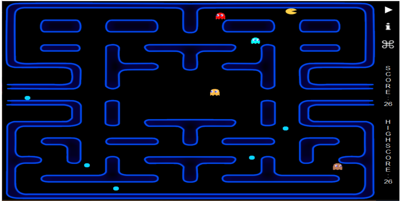 GitHub - geetu040/pacman: Control the Pacman and fetch the food while ...
