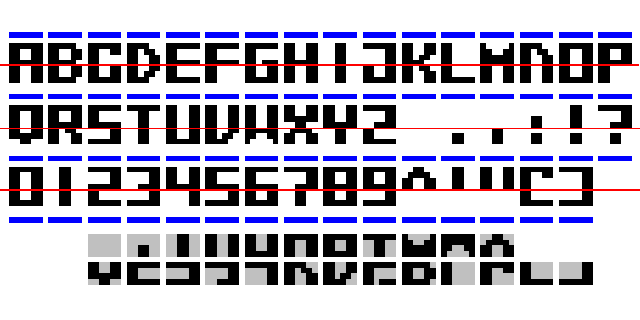 GitHub - bga/bit-font: Micro 6x7px half glyph based font for mcu ...
