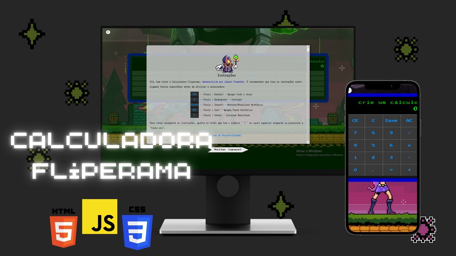 GitHub - Drlazinho/Calculadora-GamaAcademy: Projeto Desafio para Banca Final do Fase 1 do Curso ...