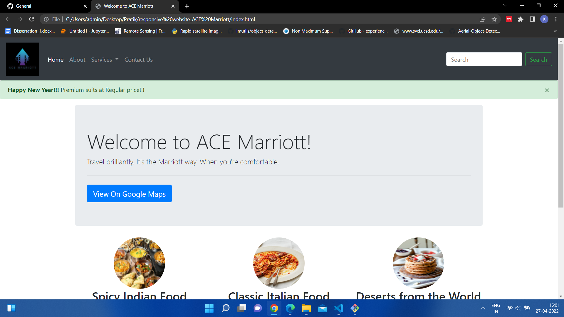 GitHub - PratikB1112/ACE-Marriott: A responsive website of a hotel