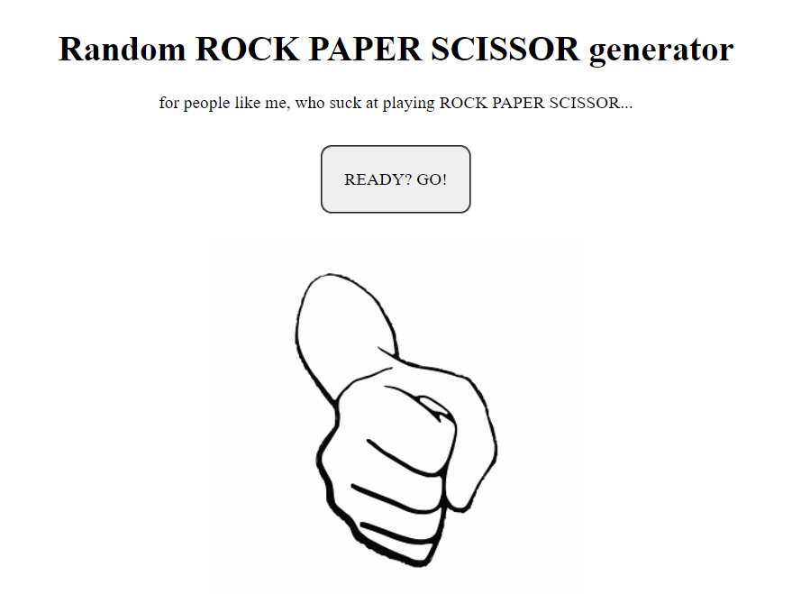 GitHub - Neuroleptique/Random-rock-paper-scissors: A random rock paper ...