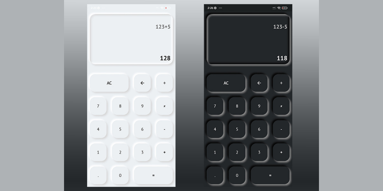 GitHub - prabhbir07/Calculator-Neumorphism-Kotlin: Calculator ...