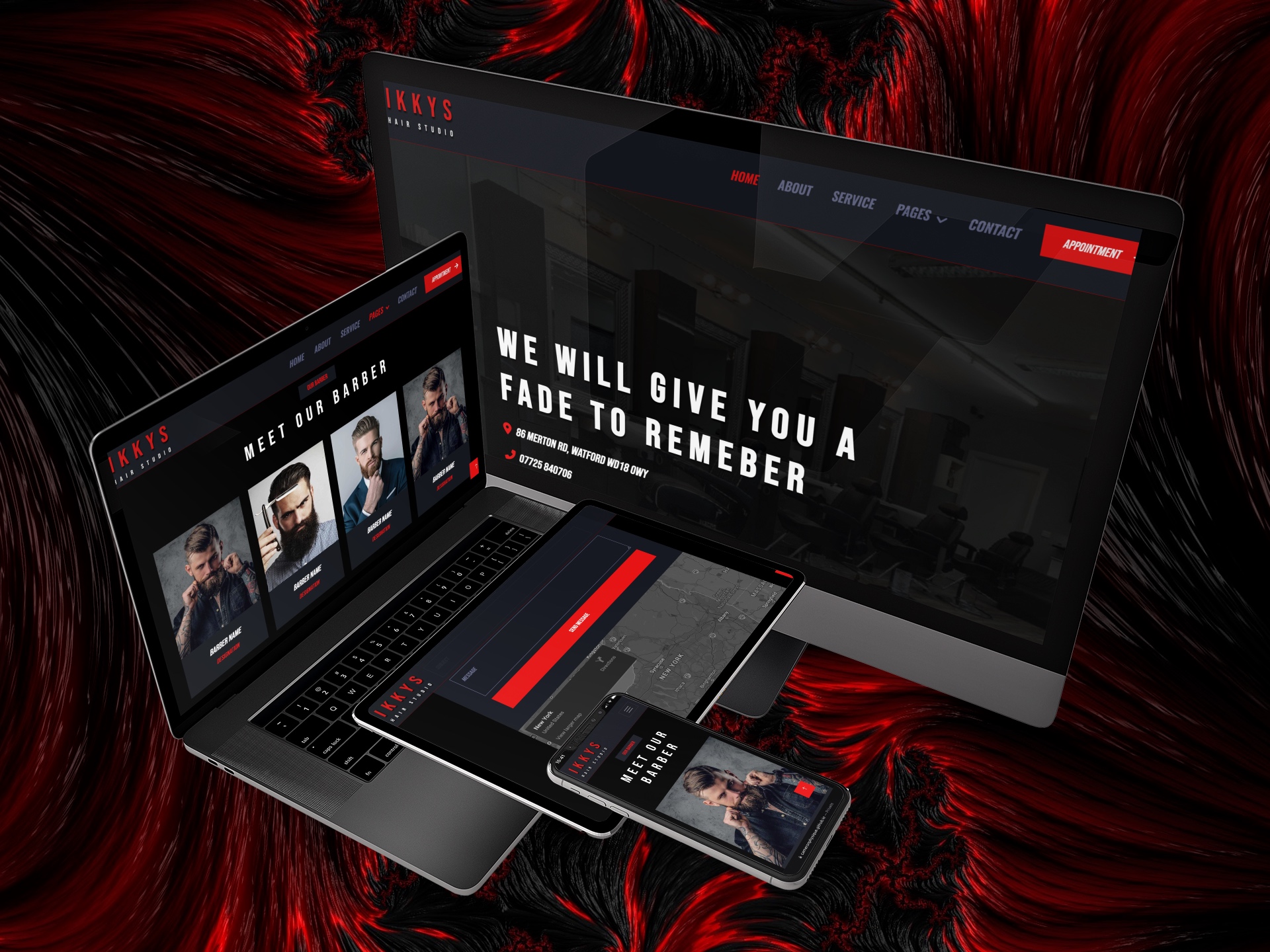 GitHub - CameronPhysique/Responsive-Barbers-Website