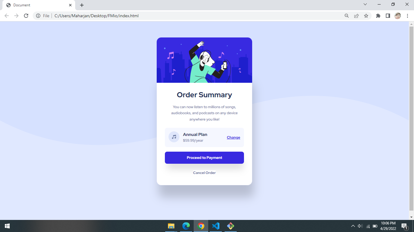GitHub - Nischal02/subscription-card