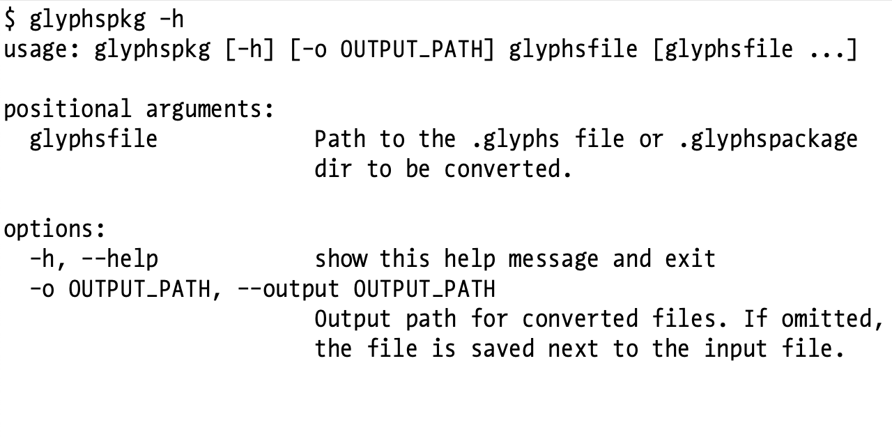 GitHub - jenskutilek/glyphspkg: Converter for GlyphsApp package to ...
