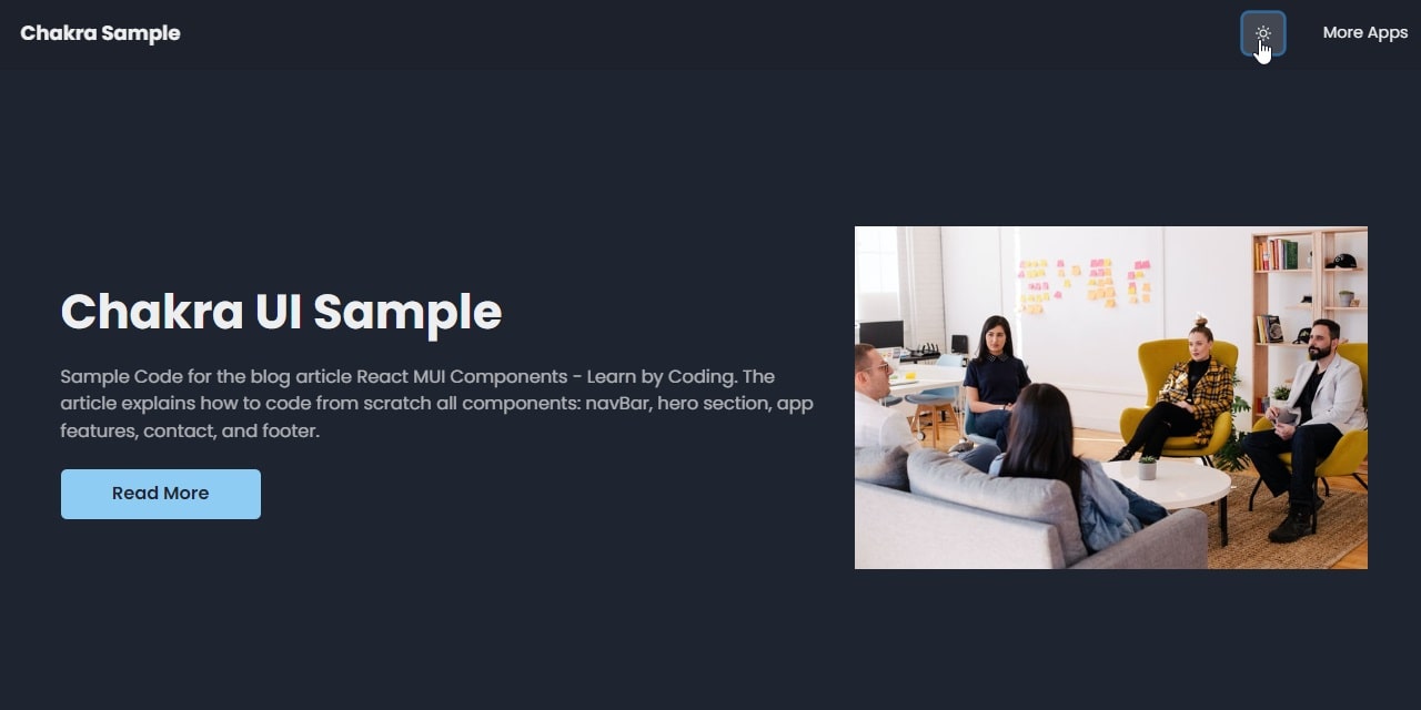 GitHub App generator sample react chakra ui introduction React 
