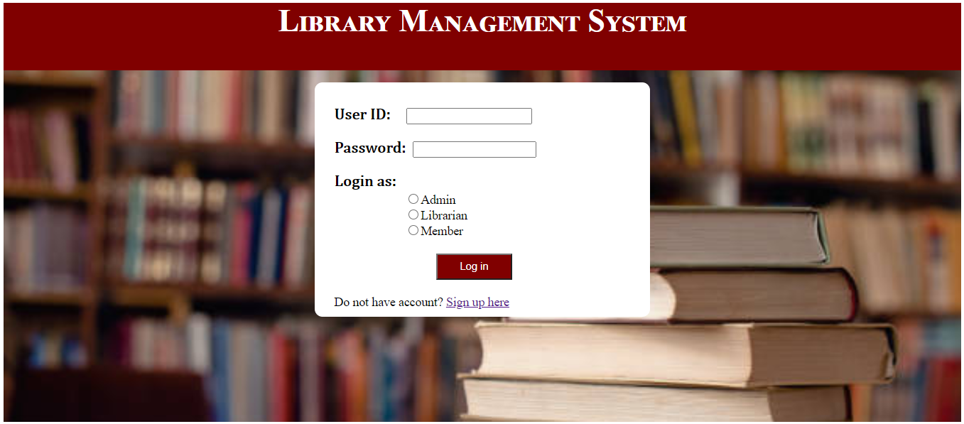 GitHub - khokherg/Library-Management-System: Library management ...