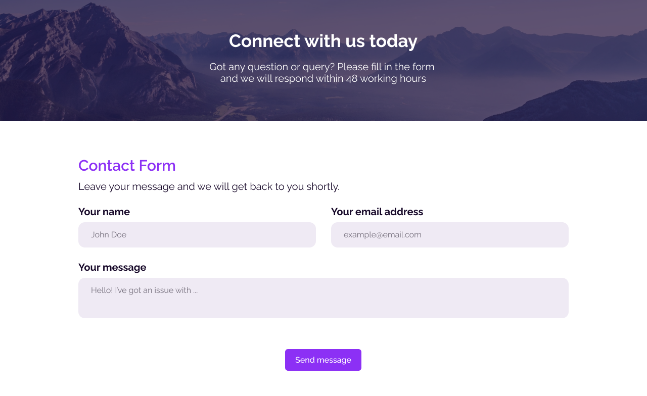 GitHub - anastasiiaal/ECF-formulaire: Contact Form | School evaluation exam