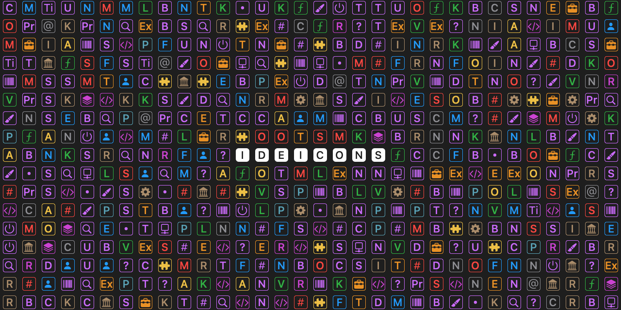 GitHub - freysie/ide-icons: Icons for use in IDE apps.