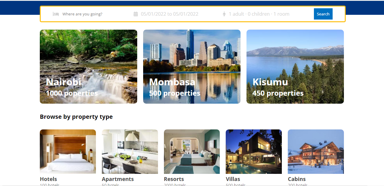 Github Amotechx React Booking App