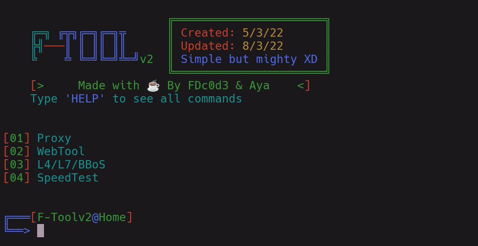 GitHub - FDc0d3/F-Tool: F-Tool the simple tool you need :)