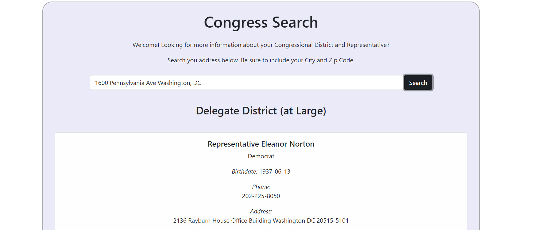 GitHub - Geocodio/code-sample-react-rails-congress-search: A tool to ...