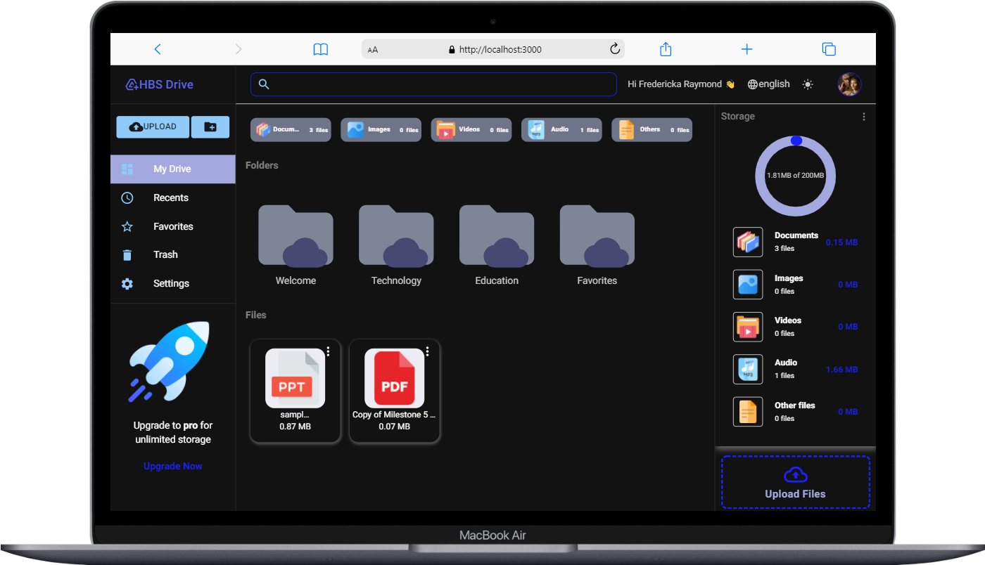 GitHub - Precioussoul/HBS-DRIVE: Development of a Secured Cloud-based Drive application ...