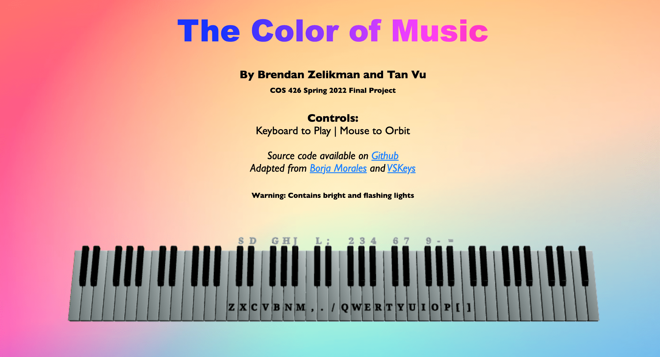 GitHub - brendanzelikman/the-color-of-music: Spring 2022 Final Project ...