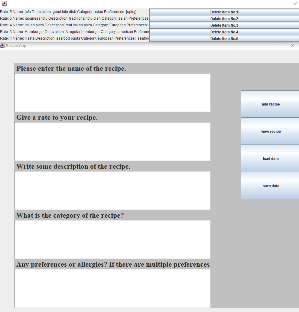 GitHub - YKYKaiyuan/Project_Recipe: An individual java project.