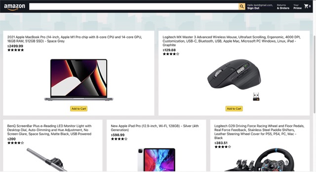 Github Farrandiamazon Clone Personal Project To Replicate Amazon