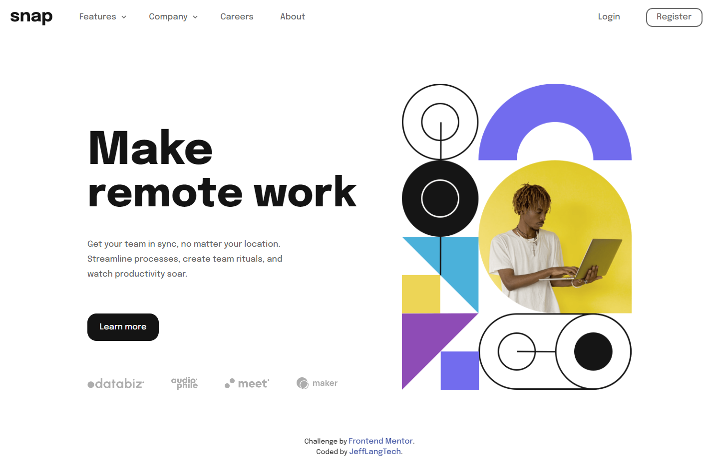 GitHub - jefflangtech/intro-section: Repo for Front End Mentor Intro Section Challenge