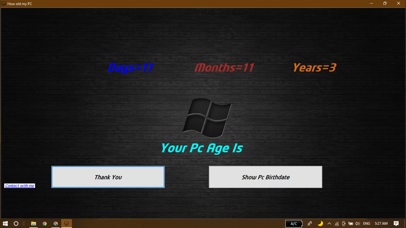GitHub - alielesawy/Your-PC-Age: c++ project with GUI that tell PC age.