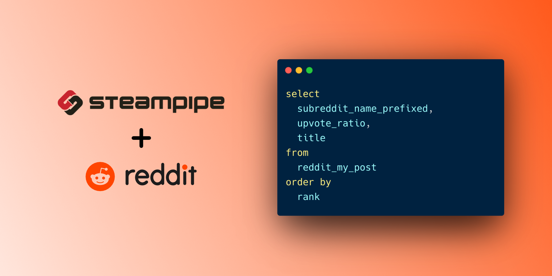 GitHub - turbot/steampipe-plugin-reddit: Use SQL to instantly query ... GitHub - turbot/steampipe-plugin-reddit: Use SQL to instantly query ...