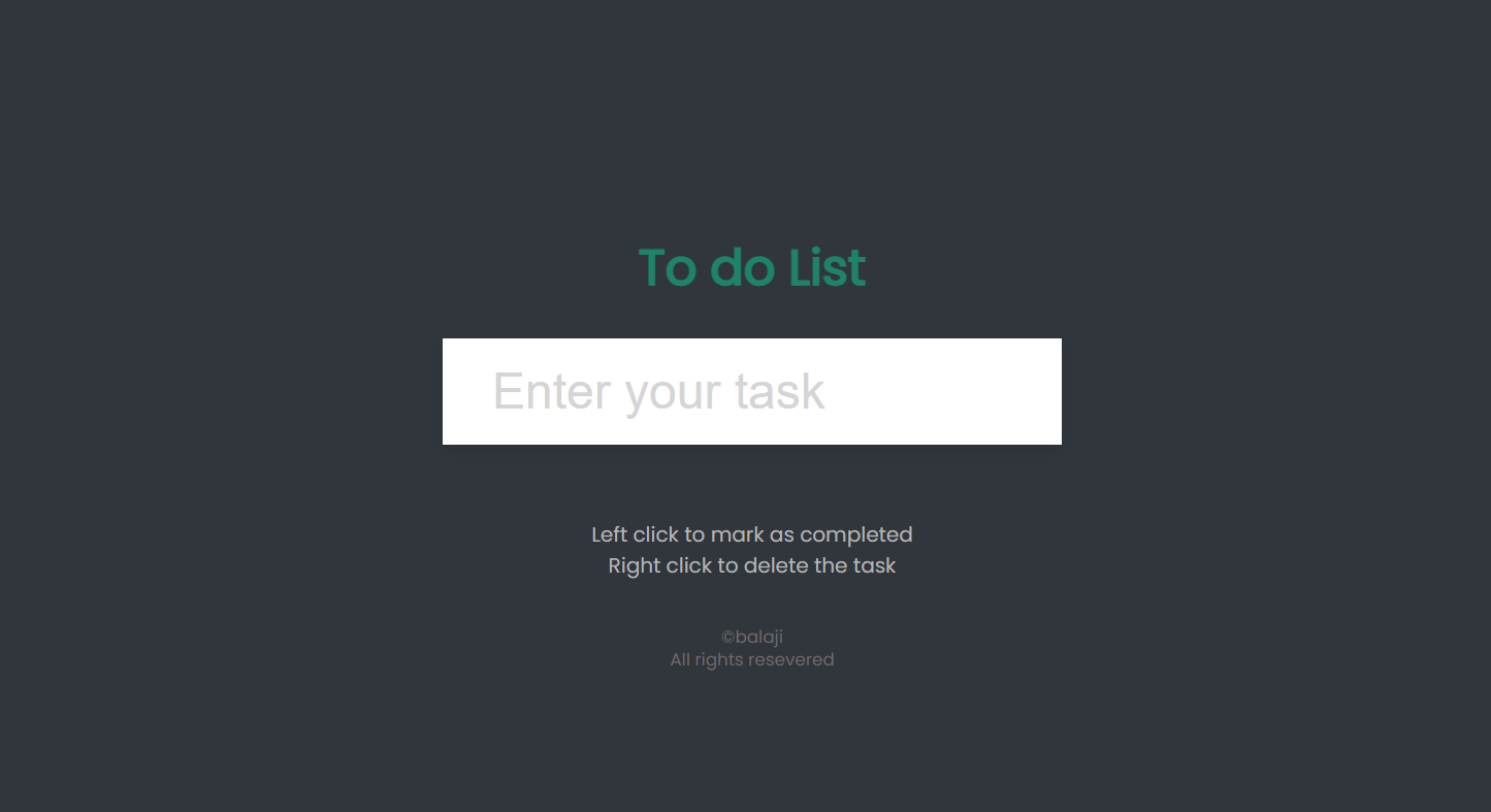 GitHub - balajirai/To-do-list: A basic task manager that allow us to organize our task according ...
