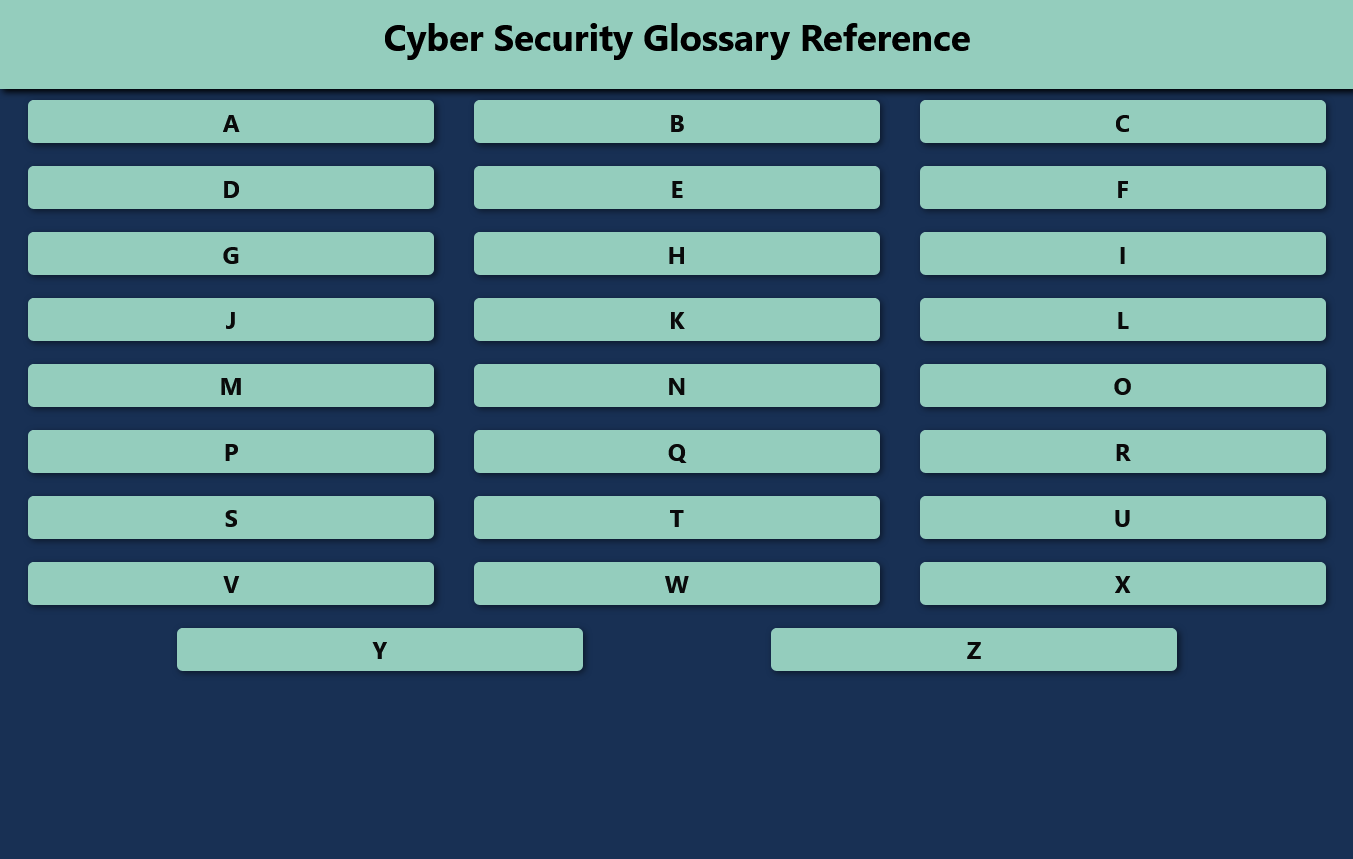 GitHub - MixOfWar/cyber-security-glossary-reference: Reference for ...