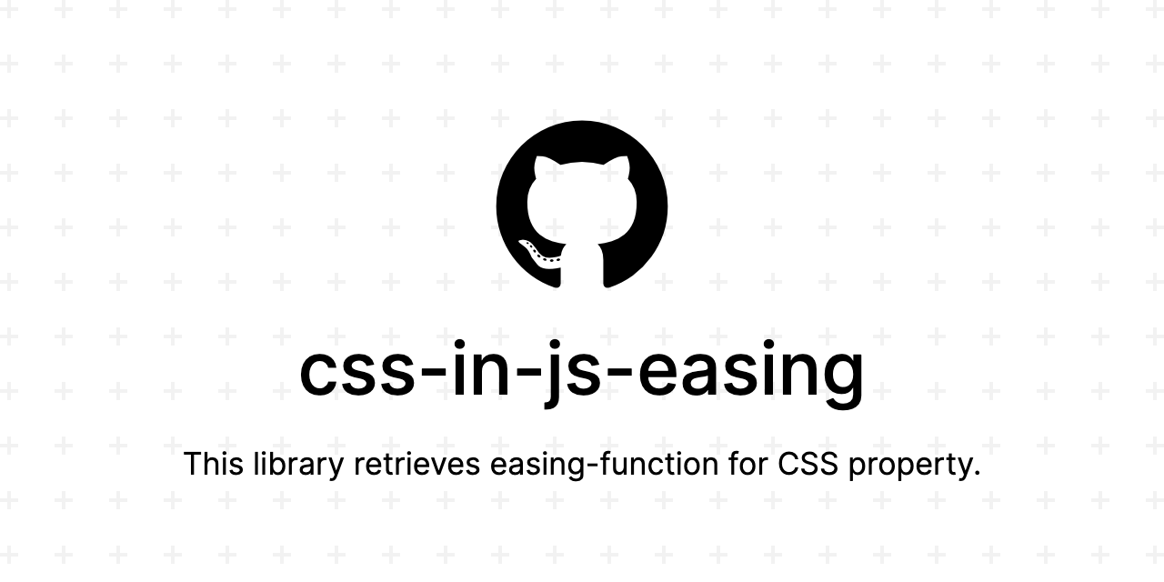 GitHub Hiro0218 css in js easing This Library Retrieves Easing