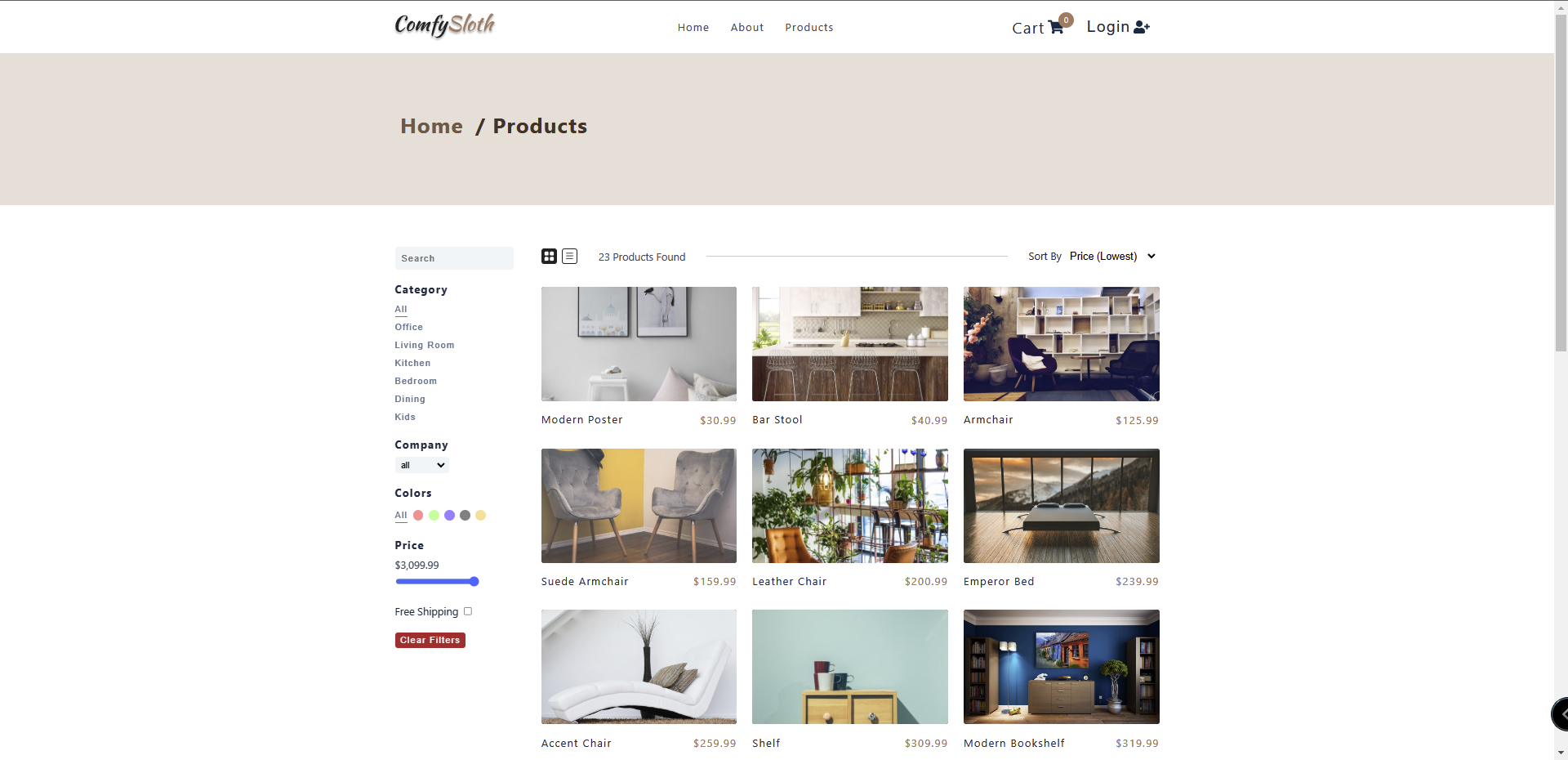 Github Dev Adan React Ecommerce Store Advanced Final Project Of A Course By John Smilga That