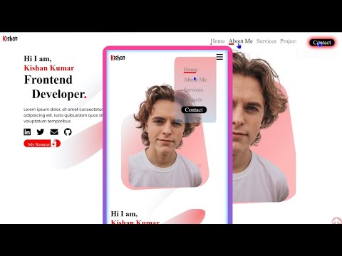 GitHub - Tutorend/Responsive-Portfolio-Red-theme: Source code and ...