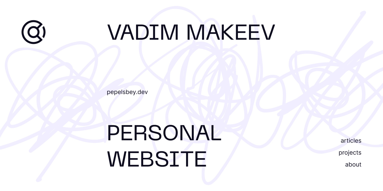 GitHub - pepelsbey/pepelsbey.dev: Vadim Makeev’s website