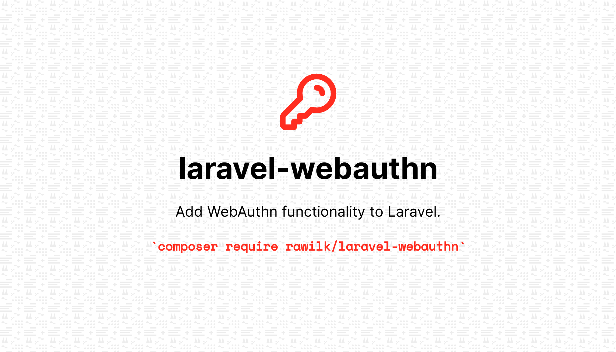 GitHub - rawilk/laravel-webauthn: Add webauthn functionality to Laravel. GitHub - rawilk/laravel-webauthn: Add webauthn functionality to Laravel.