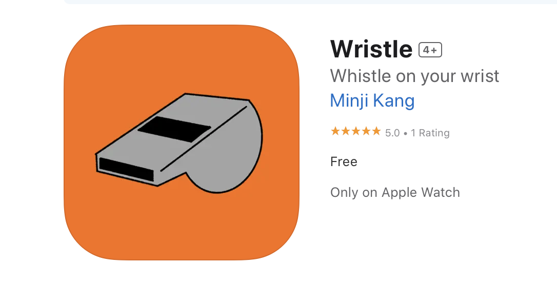 GitHub - aldalddl/Whistle_WatchOS: WatchOS app playing whistle sound for P.E teachers