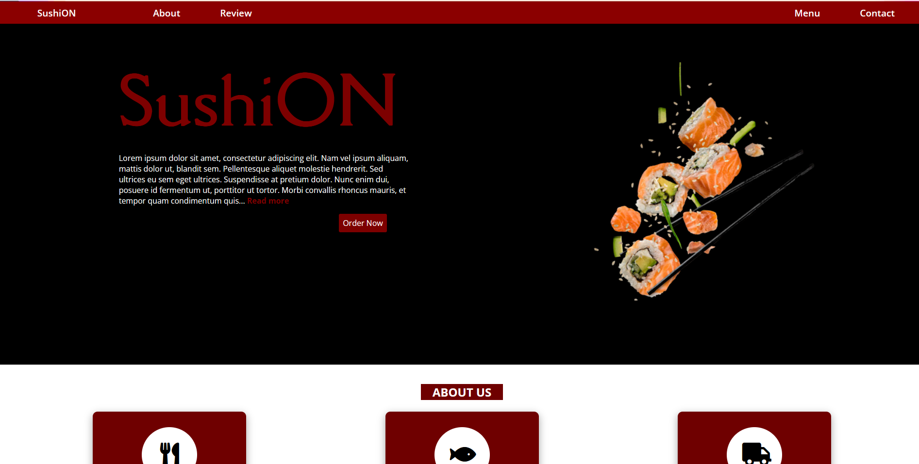 GitHub - Vivy24/sushiON: A responsive simple sushi restaurant landing page